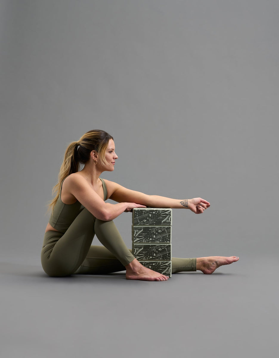 Monsoon Extra Firm Yoga Block by Yoga Hustle