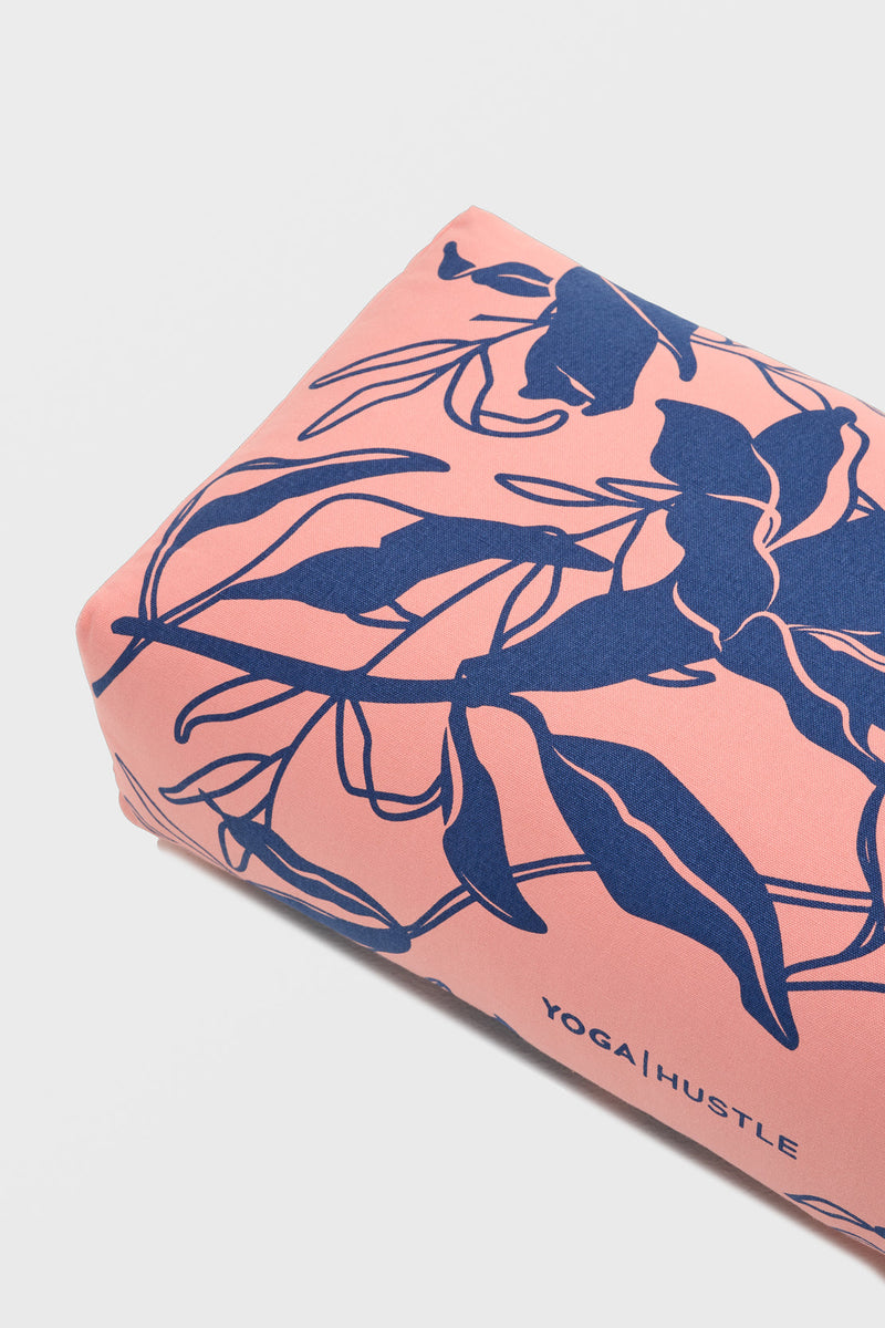 English Gardens 100% Cotton Yoga Bolster by Yoga Hustle