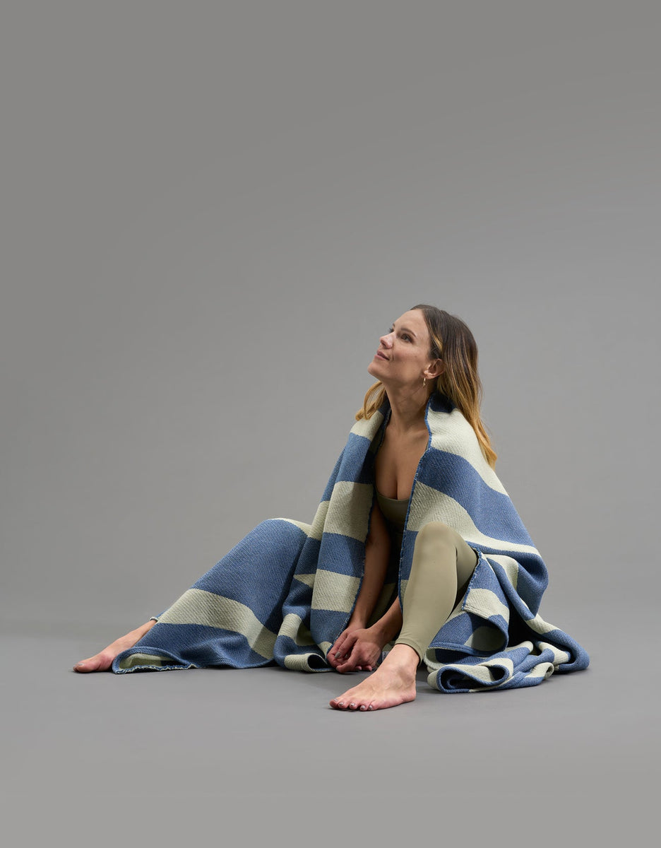 Savanna 100% Cotton Yoga Blanket by Yoga Hustle